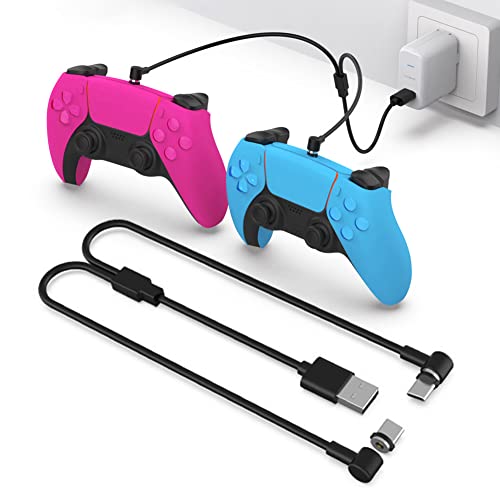 sikiwind Magnetic Game Handle Charger Cable Two-in-One Multipurpose Handle Charging Cable Plug and Play Save Space Accessories for PS VR2