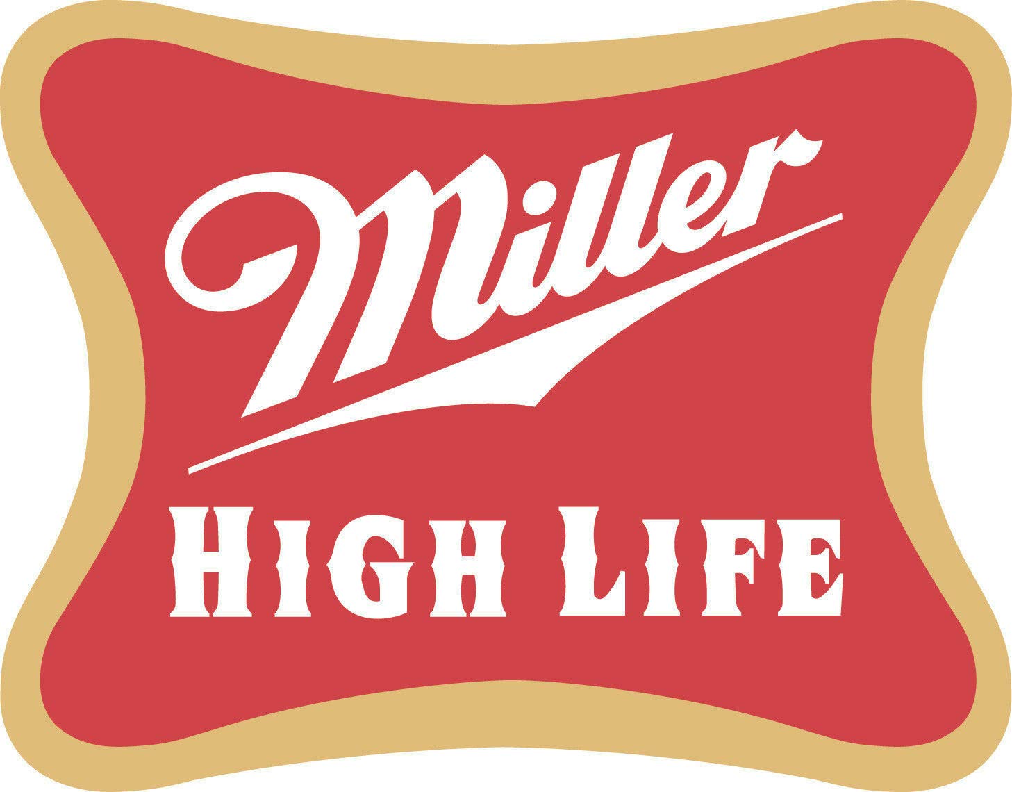 Miller High Life Logo Sticker- Miller Lite Beer Drink Vinyl Decal (3 in)