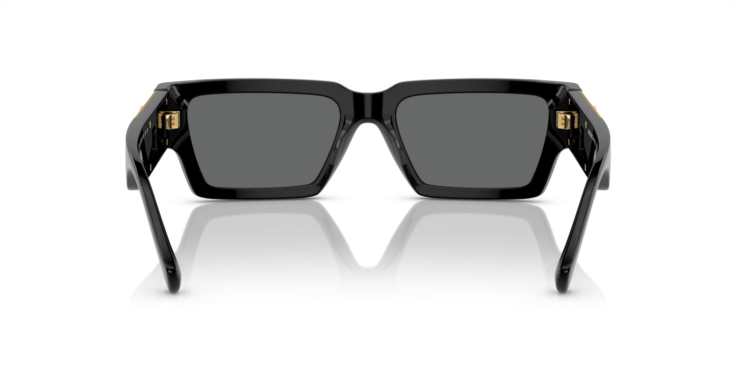 Versace Unisex Sunglasses Black Frame, Dark Grey Lenses, 54MM