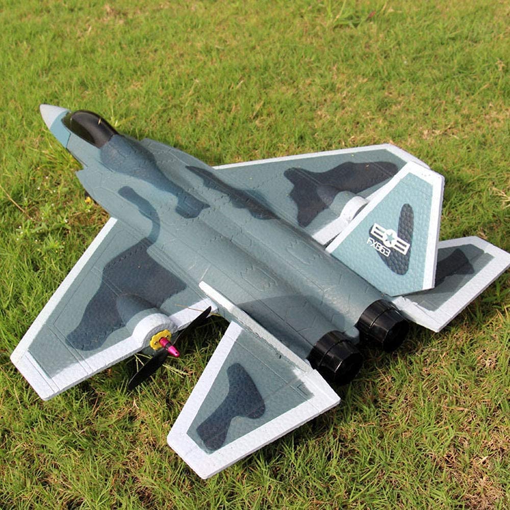 SREJNGL 65CM Large Fixed-Wing RC Airplane Model RC Aircraft 2.4Ghz Gliding Wireless Remote Control Plane Fall Resistant Foam Airplane Easy to Fly for Beginner Childrens Toy Gift