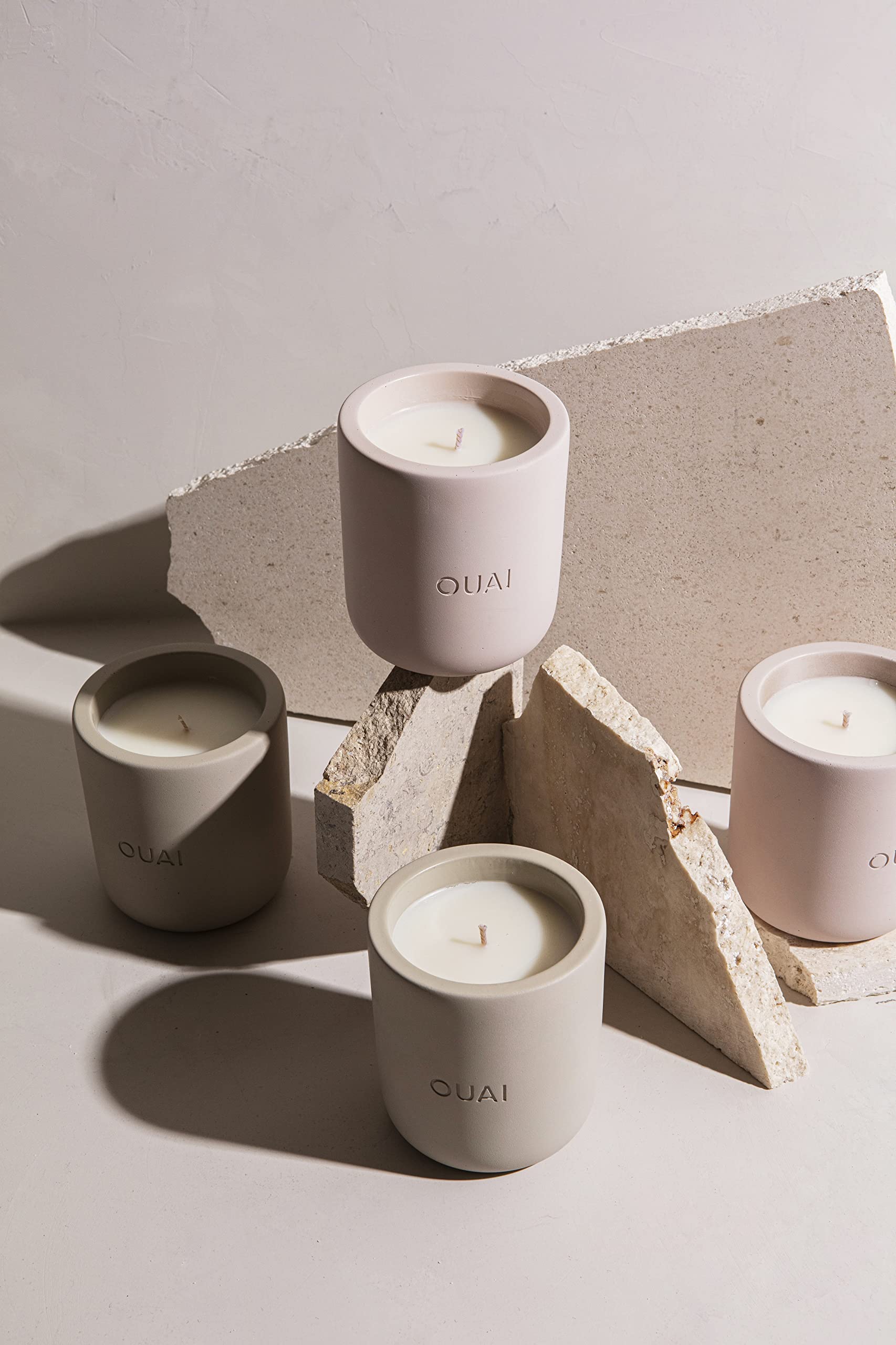OUAI Melrose Place Candle, Coconut & Soy Based Wax Blend