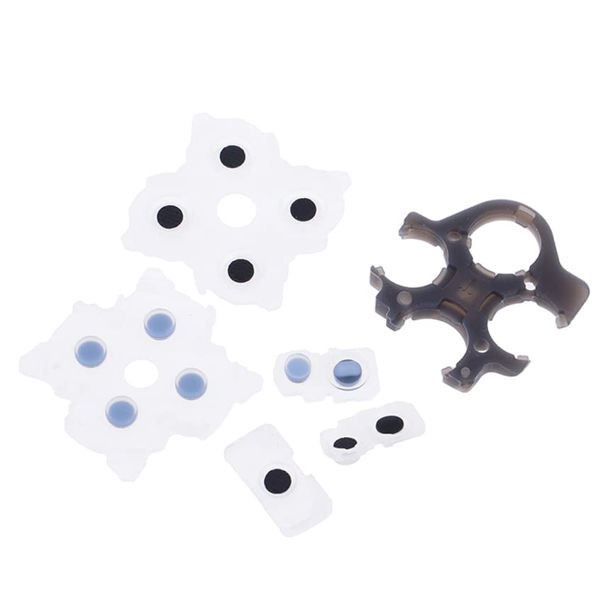 Silicone Conductive Rubber Replacement Part D-Pad L R ABXY Button for PS5 V2 2.0 Controller