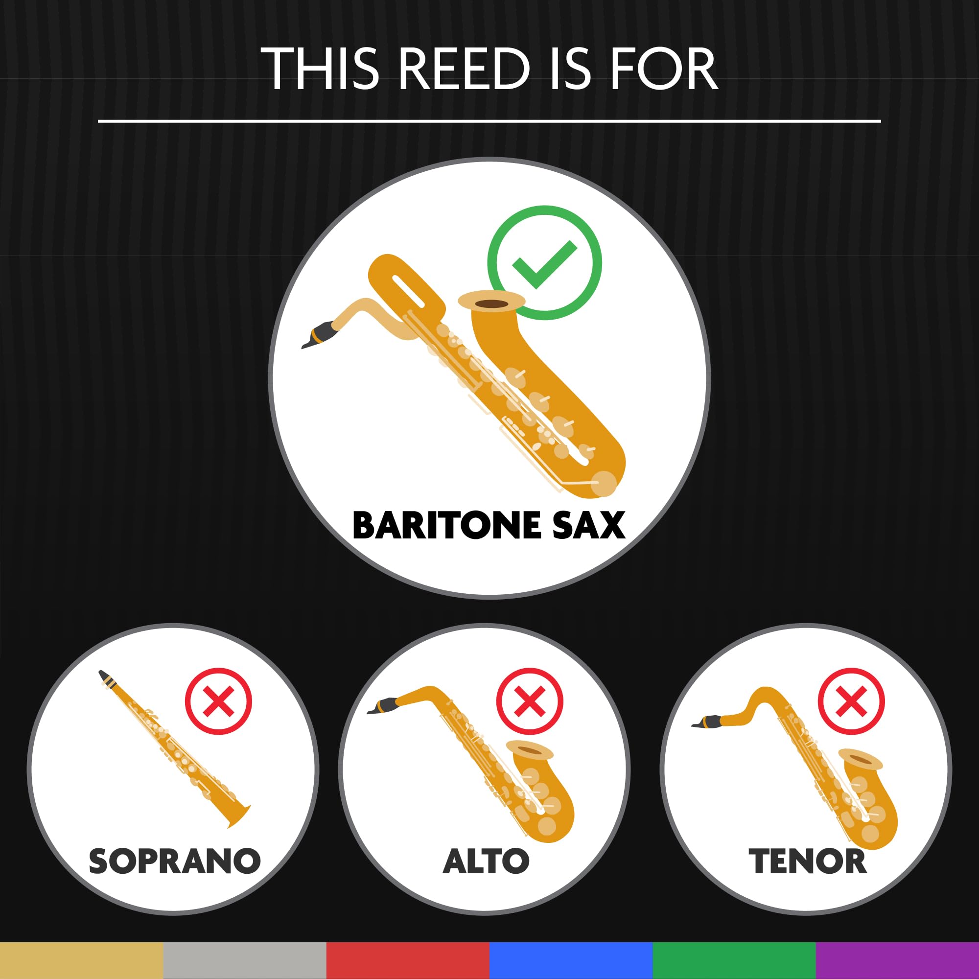 Légère Reeds - Baritone Saxophone Reed, Signature, Strength 2.50 (BSG2.50) - Premium Synthetic Woodwind Reed