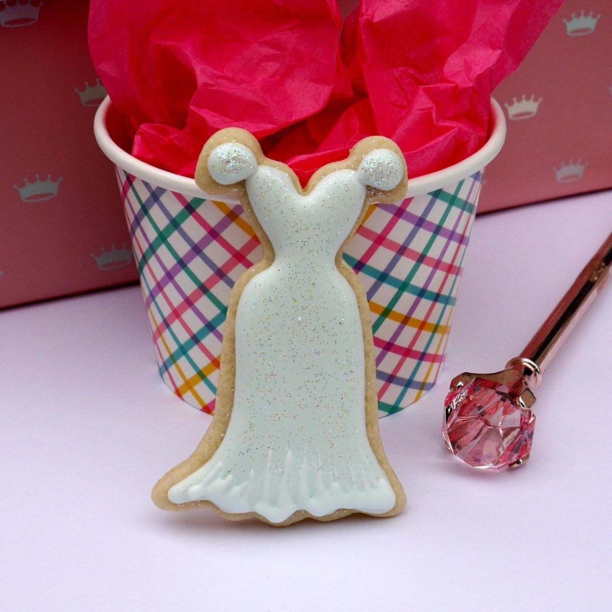 Sweet Cookie Crumbs Dress Cookie Cutter- Stainless Steel