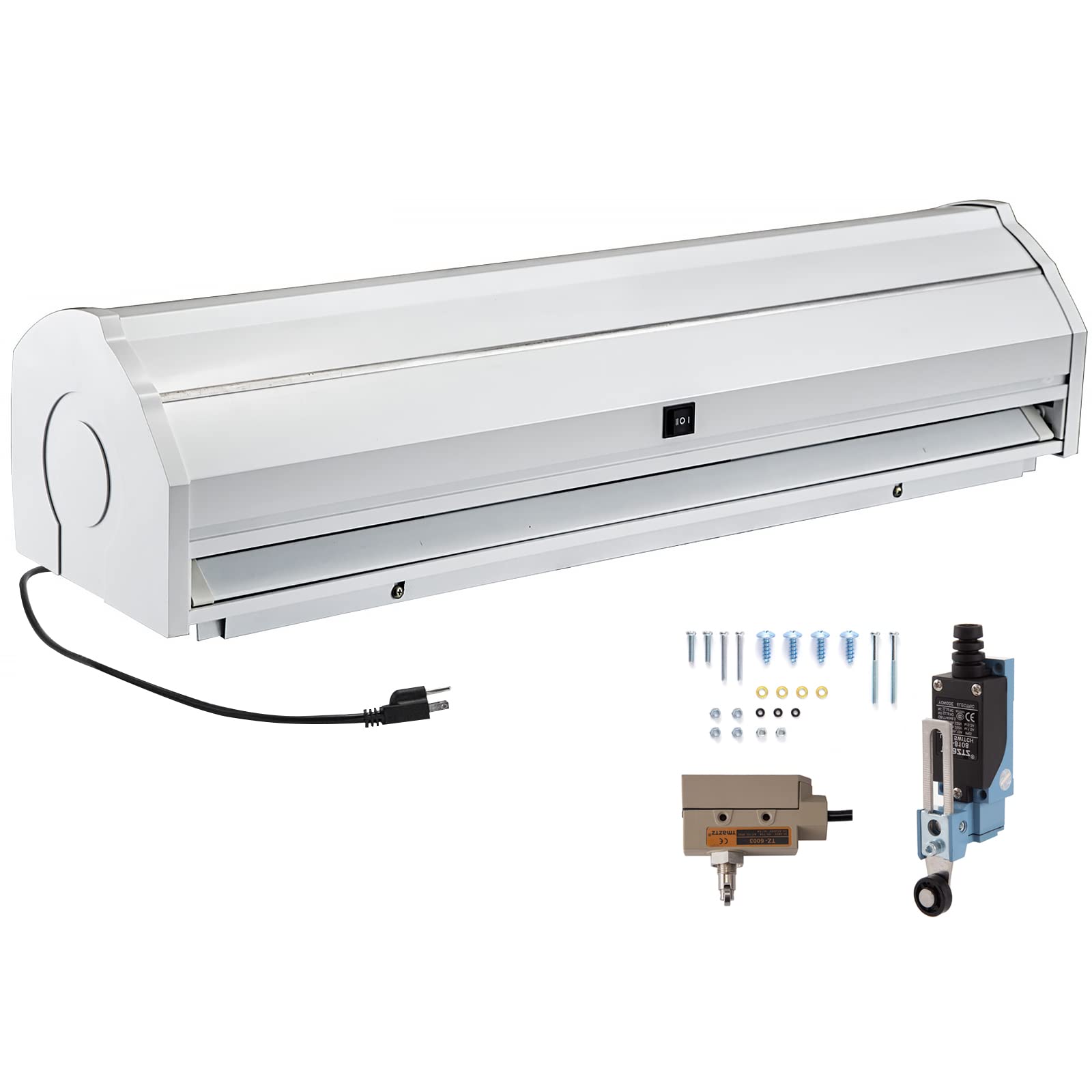 VEVOR 36 Inch 2 Speeds Commercial Indoor Air Curtains for Doors with Two Switches, 110V Unheated, White