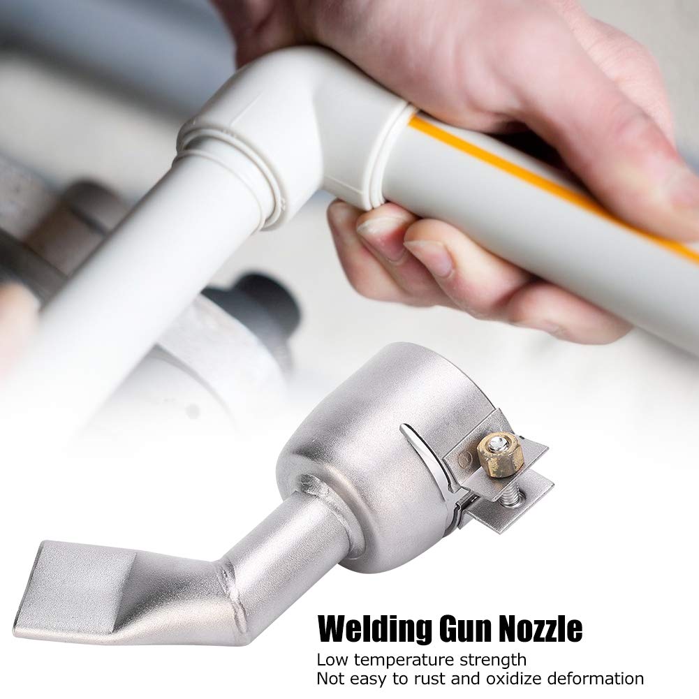 T osuny 2Pcs Welding Gun Nozzle, 120 Degree Stainless Steel Hot Air Plastic Welding Nozzle,Welding Nozzle for PP PVC Plastic Sheet Welding