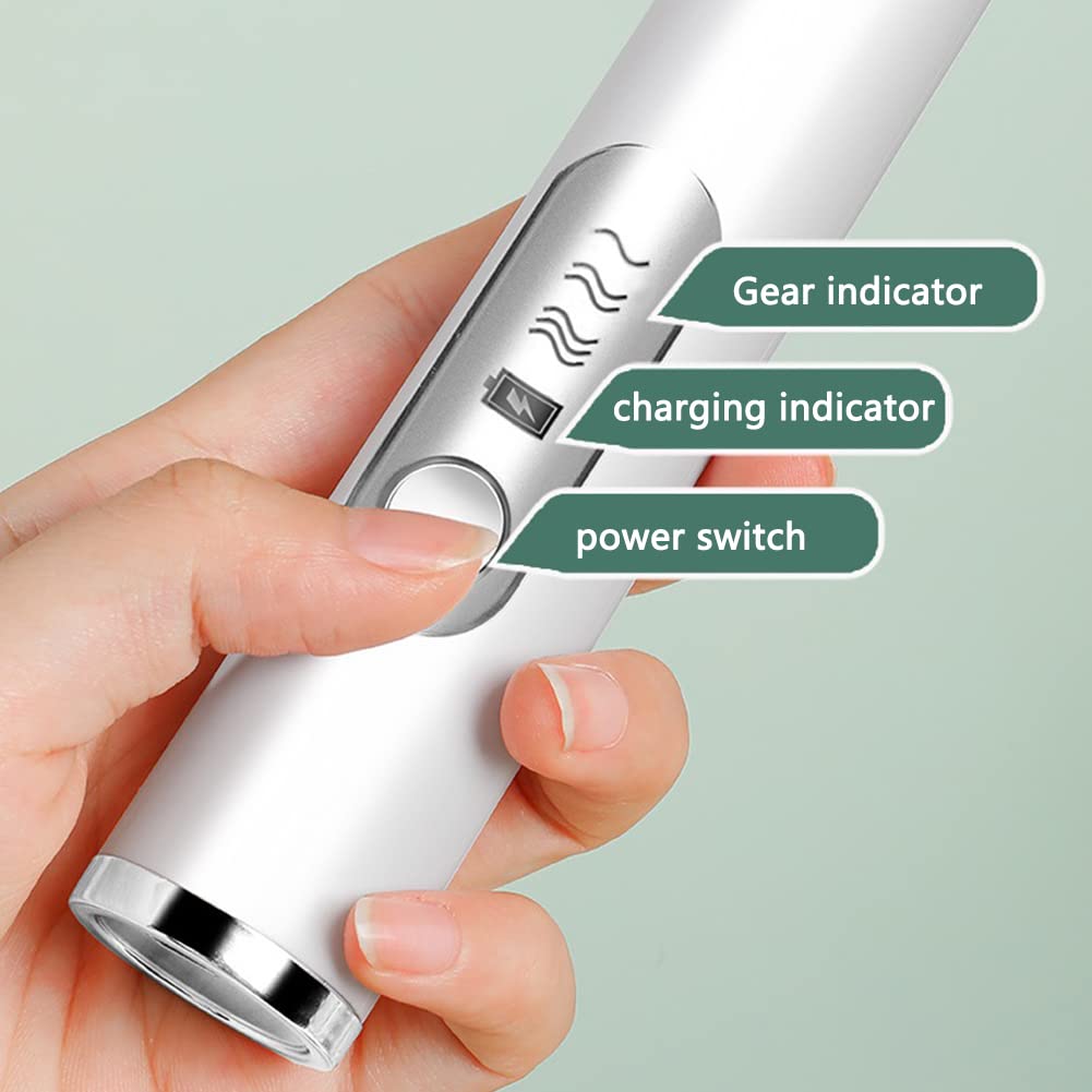 SKYXIU Immersion Electric Hand Blender,Stainless Steel Stick Blender,Usb Charging Wireless Mini Mixer with Variable Speeds, Egg Whisk,Smoothies,Sauces and Puree