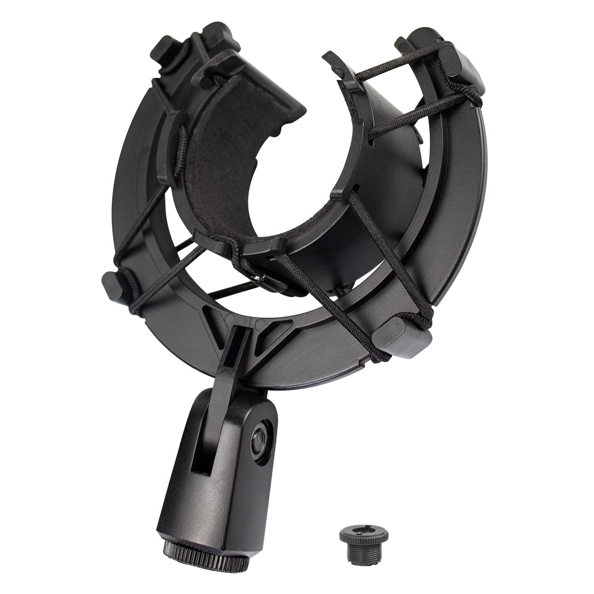 MANAYO Shock Mount for ATR2500X/AT2020/AT2035/AT2050/AT4040/ATR2500 Condenser Mic (Black)