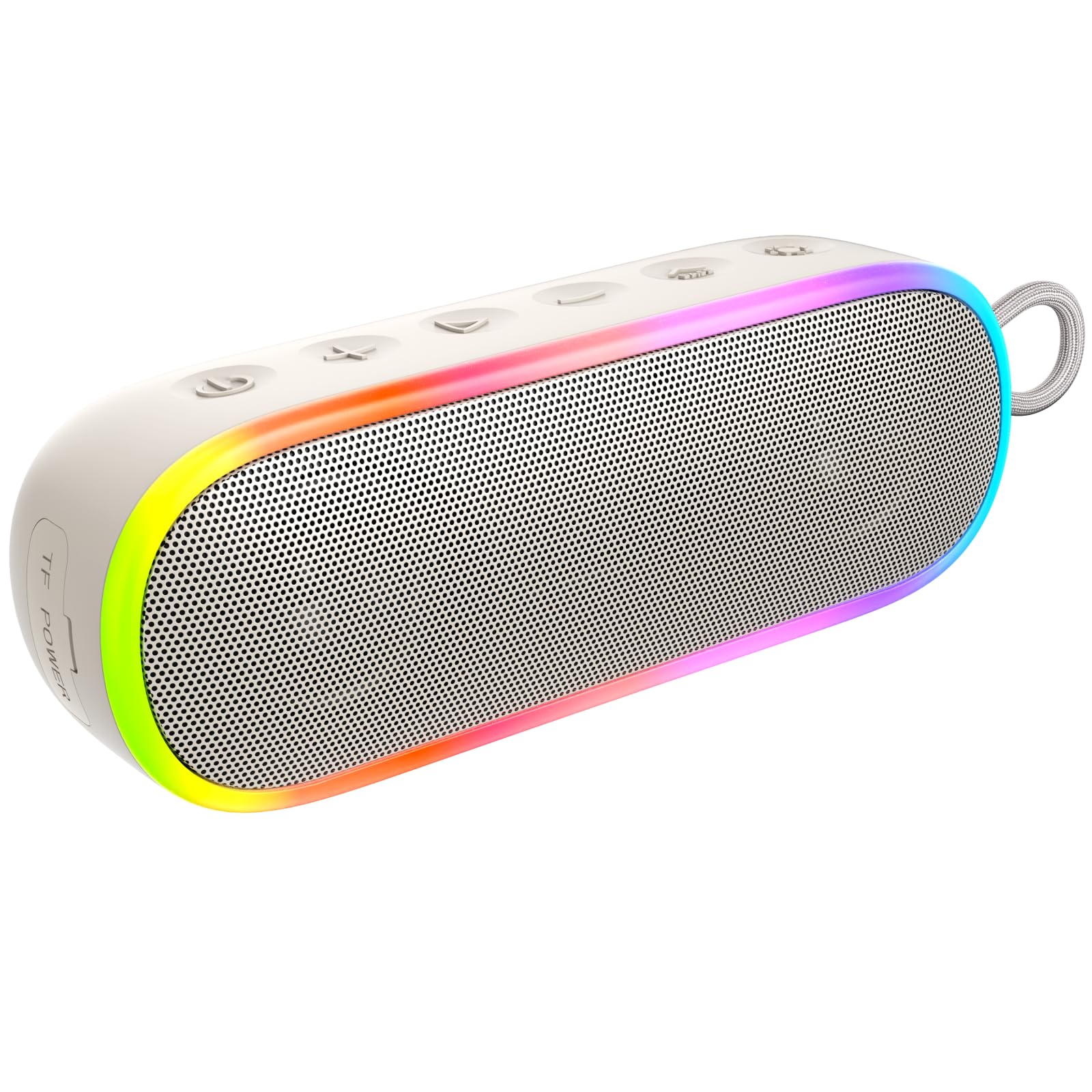 MEGUO Shower Speakers,Portable Wireless Bluetooth Speaker,20W Drivers with Extral Bass,IPX7 Waterproof Speaker for Home outdoors pool beach, for him/her (Teal green)