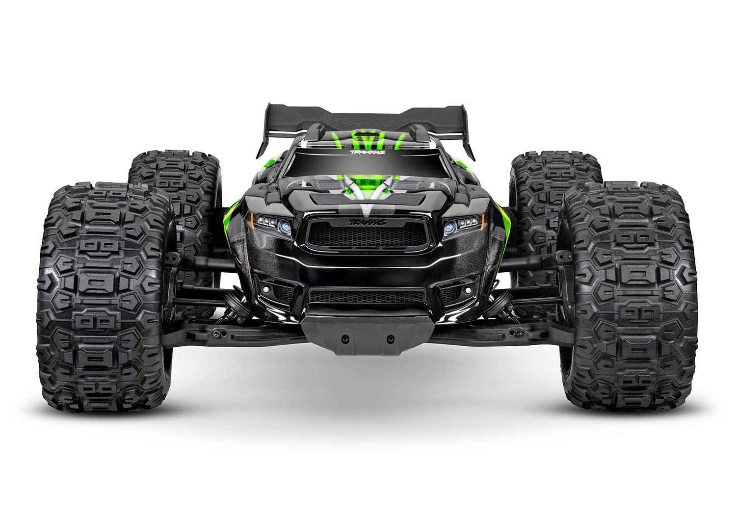 Traxxas Sledge® 1/8 Scale 4WD Off-Road Truck. Fully Assembled, Ready-to-Race®, with TQI™ 2.4GHZ Radio System, VXL-6S™ BRUSHLESS Power System, and PROGRAPHIX® Clipless Body - Green