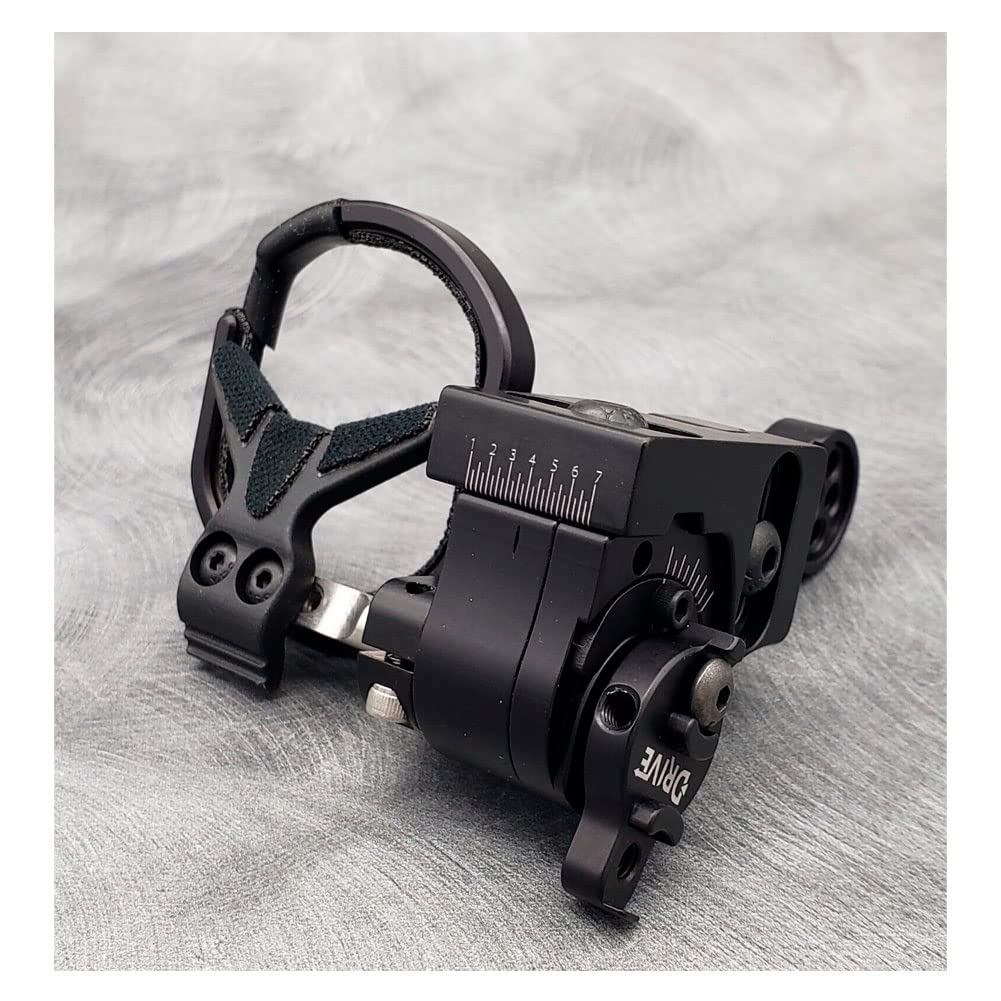 Ripcord Rest Drive Cage Black Drop-Away IMS Right Hand Lightweight Aluminum Arrow Rest
