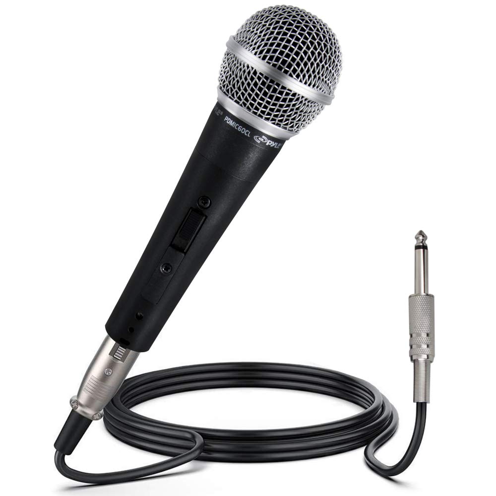 Pyle Bluetooth Karaoke PA Speaker with Wireless Mic and Pyle Professional Dynamic Vocal Microphone