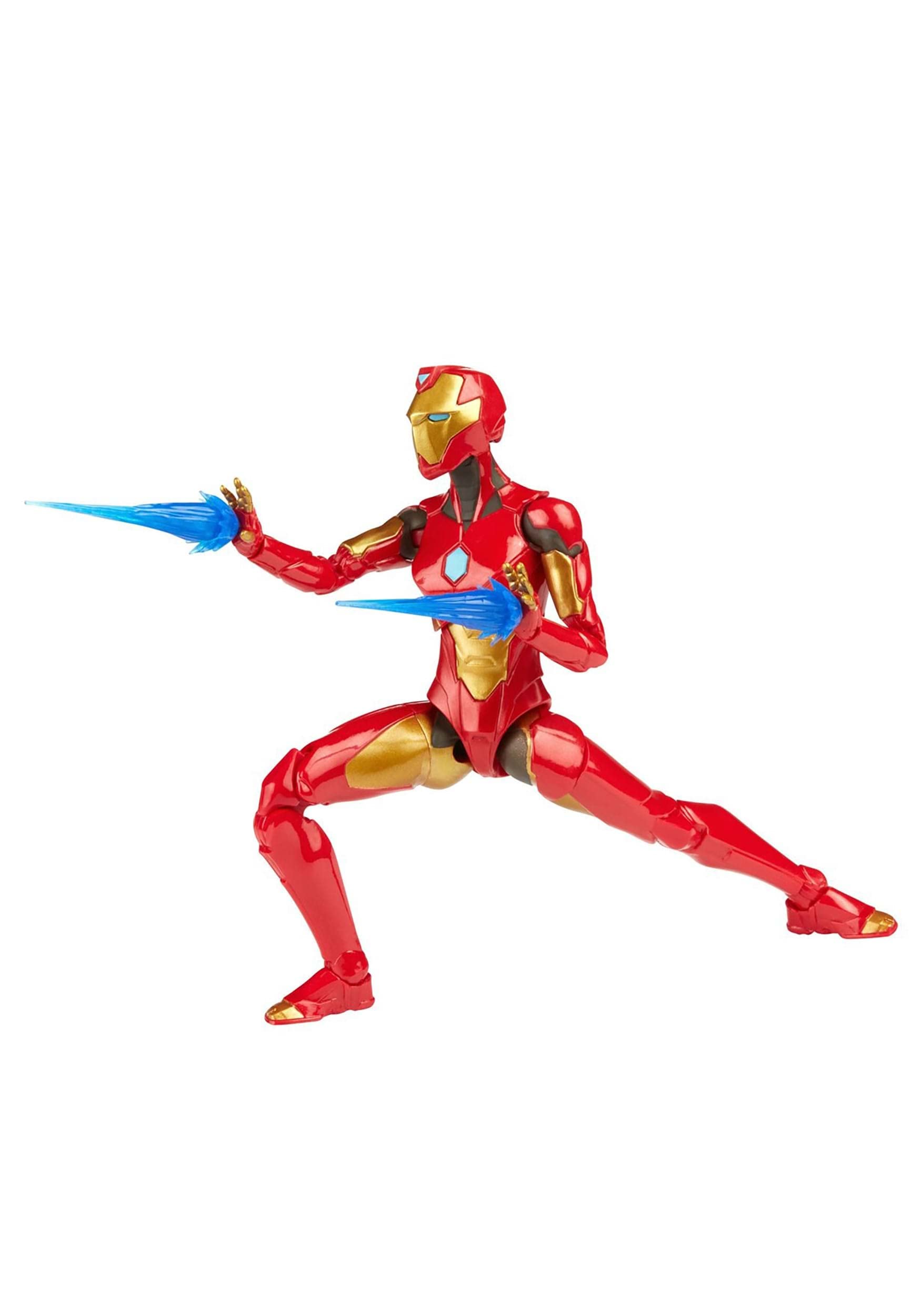 Marvel Hasbro Legends Series 6-inch Ironheart Action Figure Toy, Premium Design and Articulation, Includes 5 Accessories and 1 Build-A-Figure Part, Red,gold