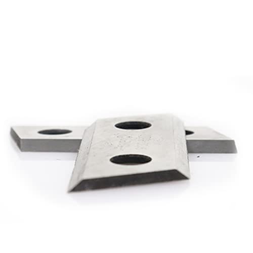 Wood Chipper Shredder Mulcher Replacement Dual Edge Blade/Knives Set (QTY: 2) for both SuperHandy & Landworks Electric Wood Chippers
