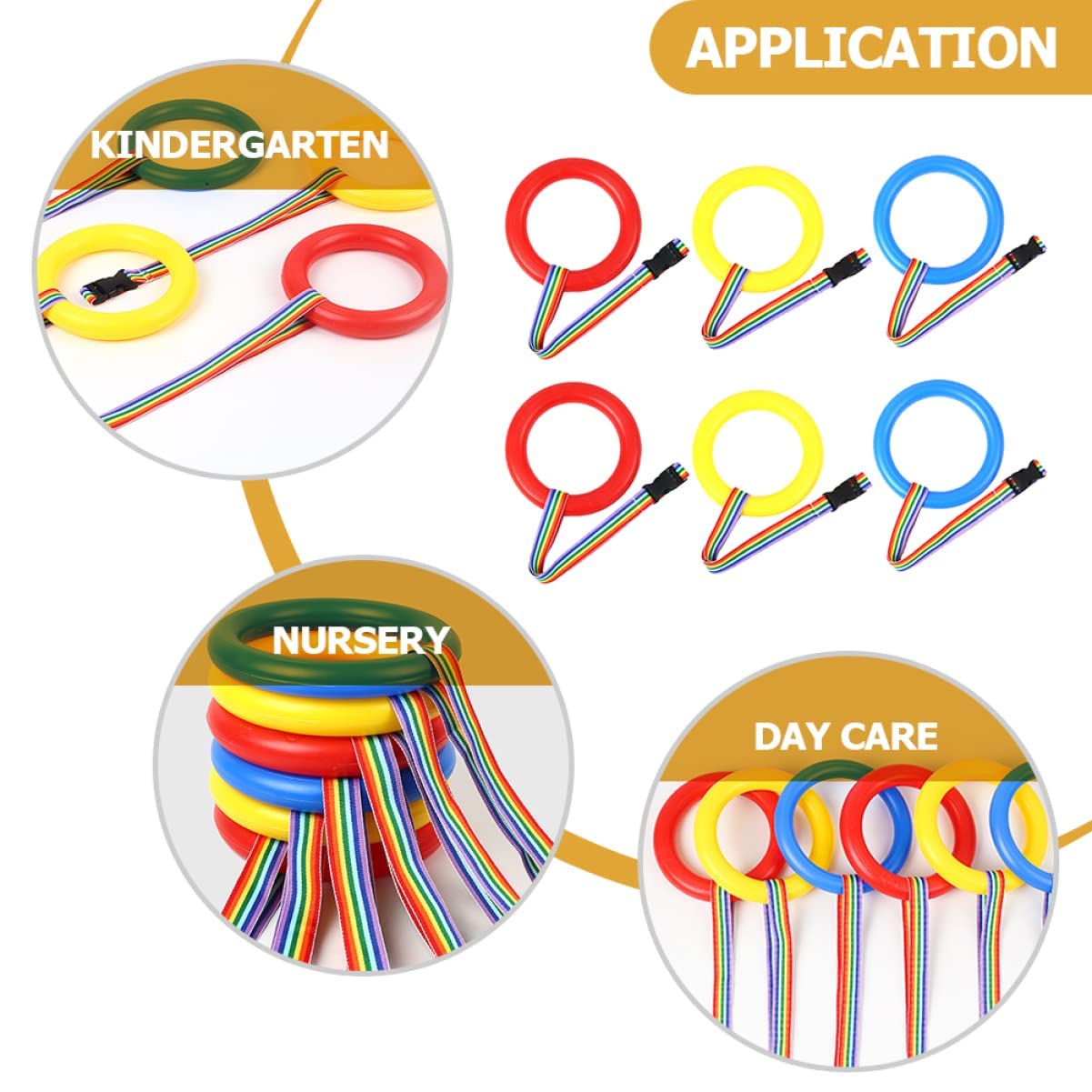 Walking Rope for Preschool,Kids Walking Rope,Kindergarten Walking Rope, 6/12/24/36Pcs Preschool Walking Rope with Handles (24PCS)