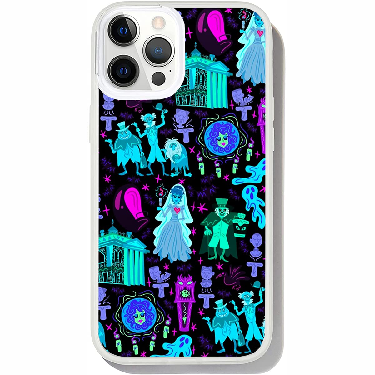 LPAYOK Pure Clear Fear Anti-Scratch Haunted TPU Case for iPhone 13 6.1" Case
