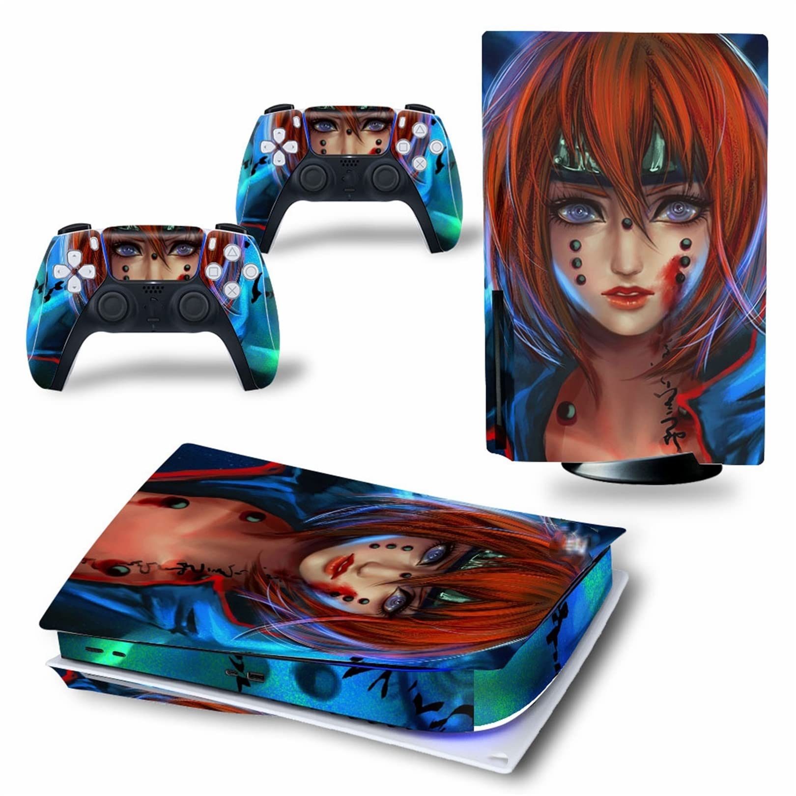 Top factory BUCEN for PS5 Skin Disc Edition & Digital Edition Console and Controller Vinyl Cover Skins Wraps Scratch Resistant, Compatible 18547 Anti Scratch (Size : Digital Edition)
