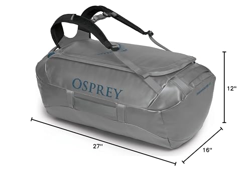 Osprey Transporter 65L Travel Duffel Bag, Smoke Grey