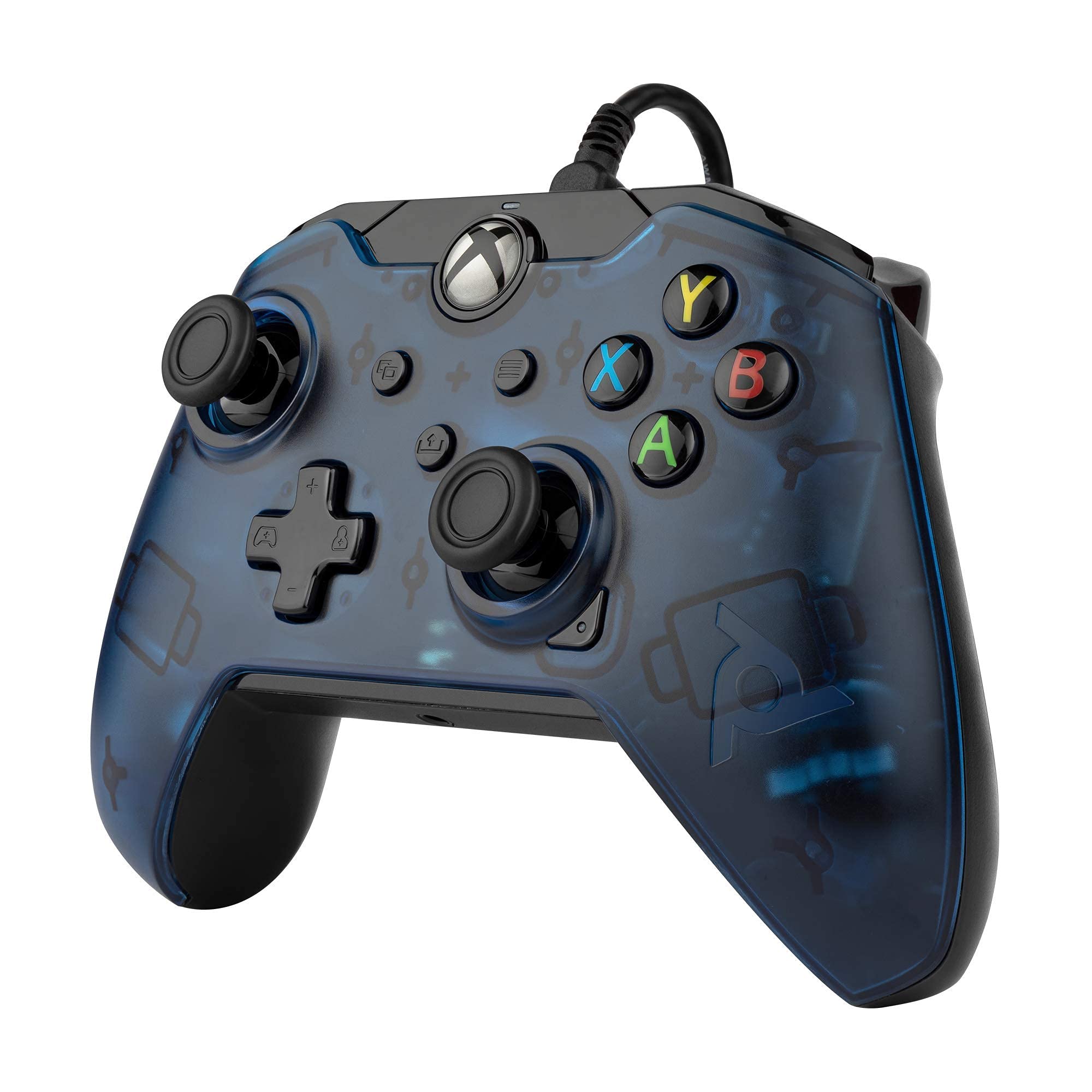 PDP Gaming Wired Controller: Midnight Blue - Xbox Series X|S, Xbox One, Xbox (Renewed)
