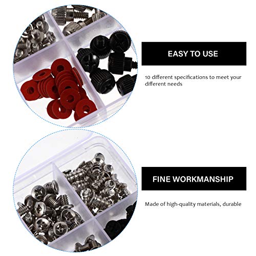 VILLCASE 456 Pcs Screw Motherboard Mounting Hardware Kits Mother Board Computer Motherboards Motherboard Bolt Bracket Laptop Steel