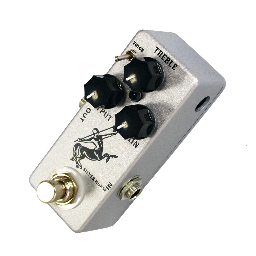 Overdrive Function Guitar Effect Pedal with True Bypass for Electric Guitar (Golden Horse)