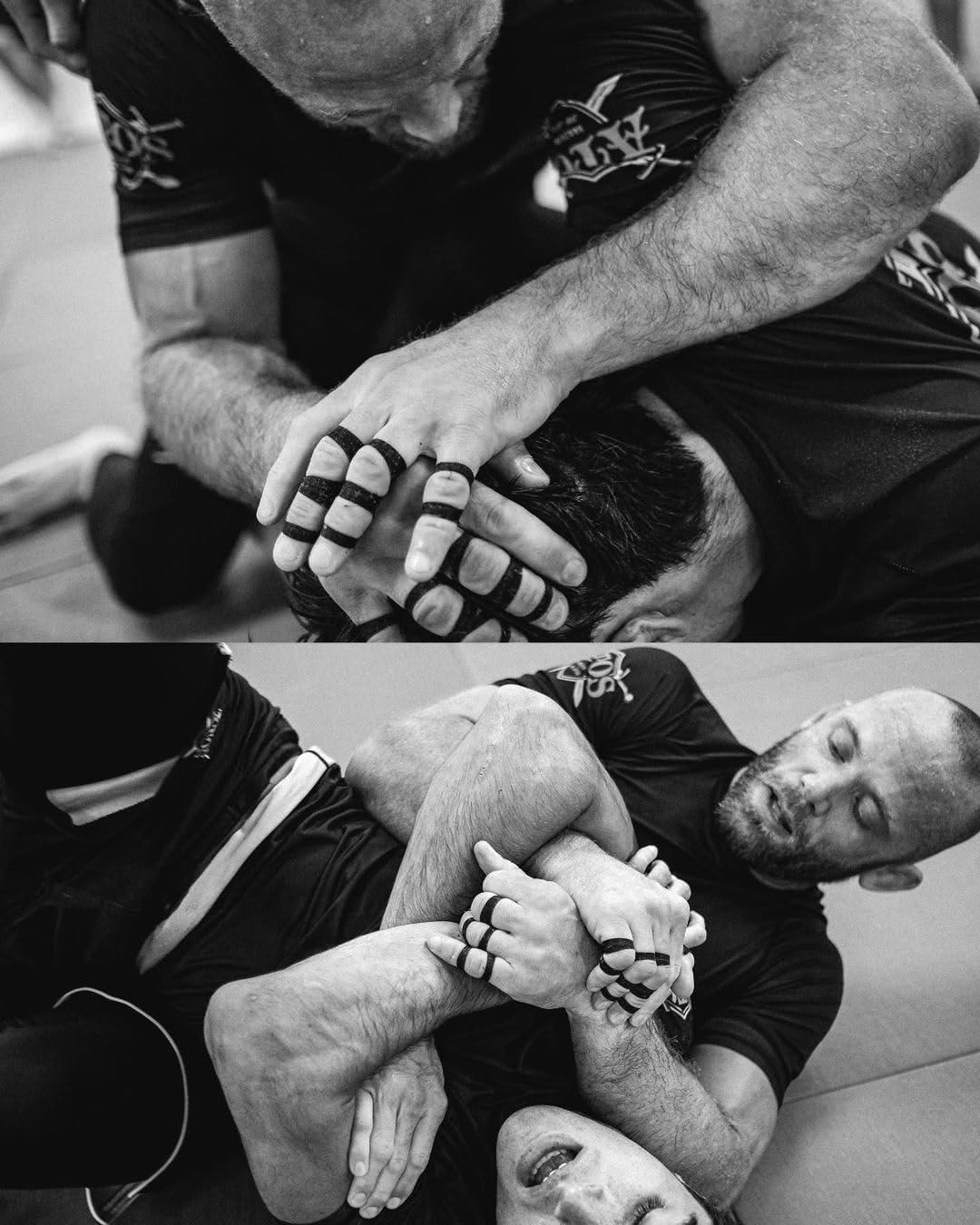 Monkey Tape 4-Pack (0.2β x 15yds, Black) Premium Jiu Jitsu Sports Athletic Finger Tape - for BJJ, Grappling, MMA, & Judo