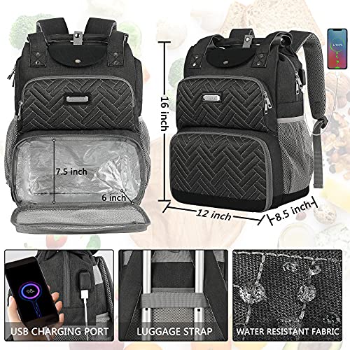 Mogplof Lunch Backpack+ Laptop Backpack for women