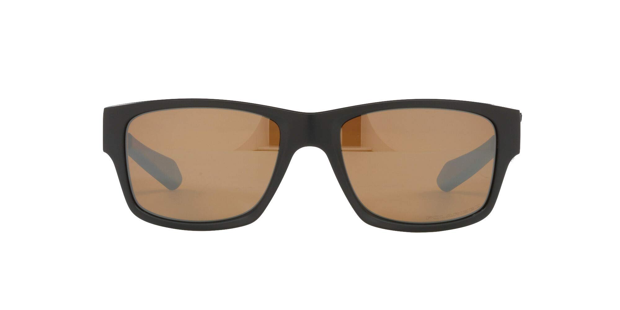 Oakley Men's 0OO9135 Jupiter Squared Rectangular Sunglasses, Black/Tungsten Iridium Polarized, 56 mm