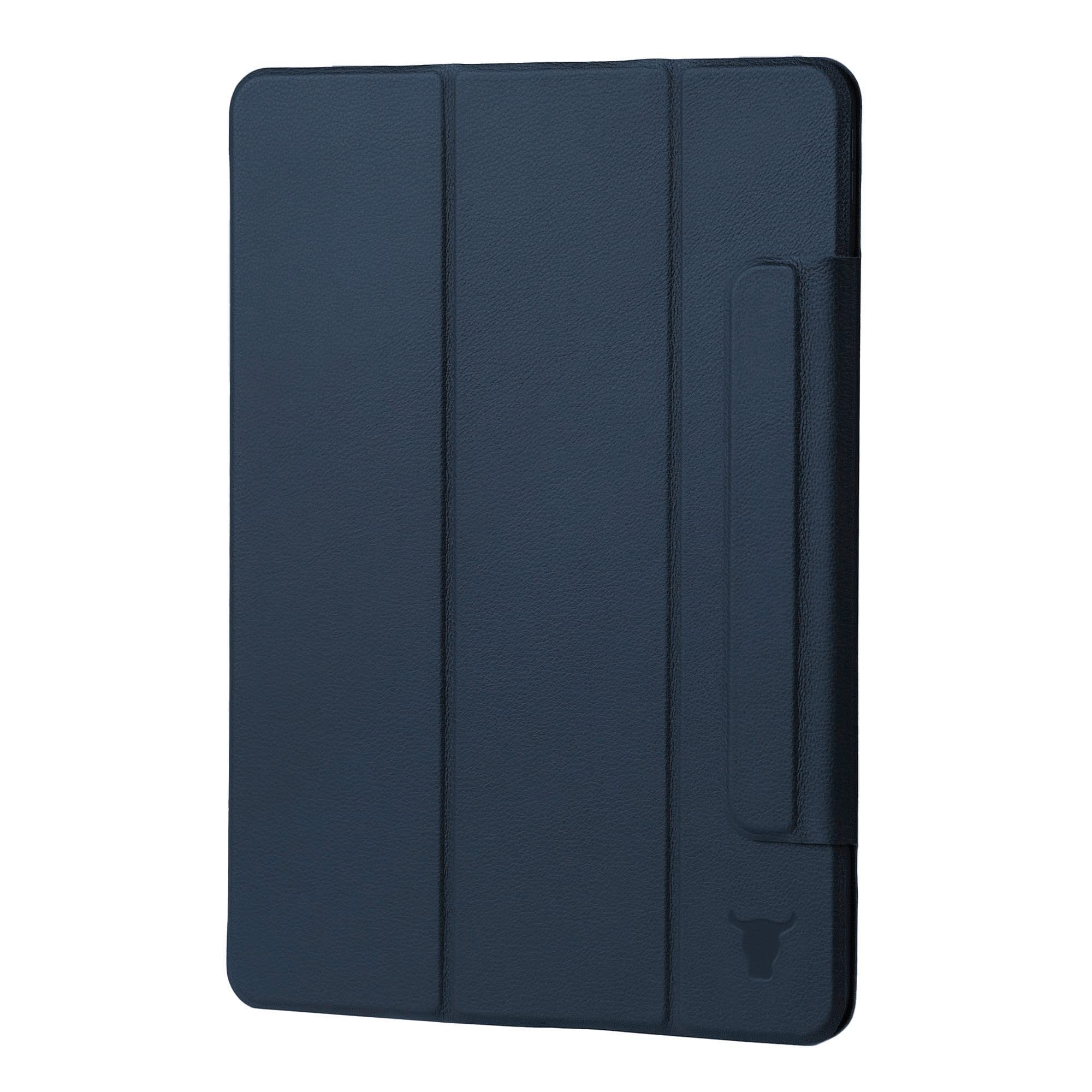 TORRO Smart Folio Compatible with iPad Pro 12.9” 6th / 5th / 4th /3rd Gen - Leather iPad Pro 12.9 2022 Smart Case Magnetic Cover with Auto Wake/Sleep and Stand Function (Blue)