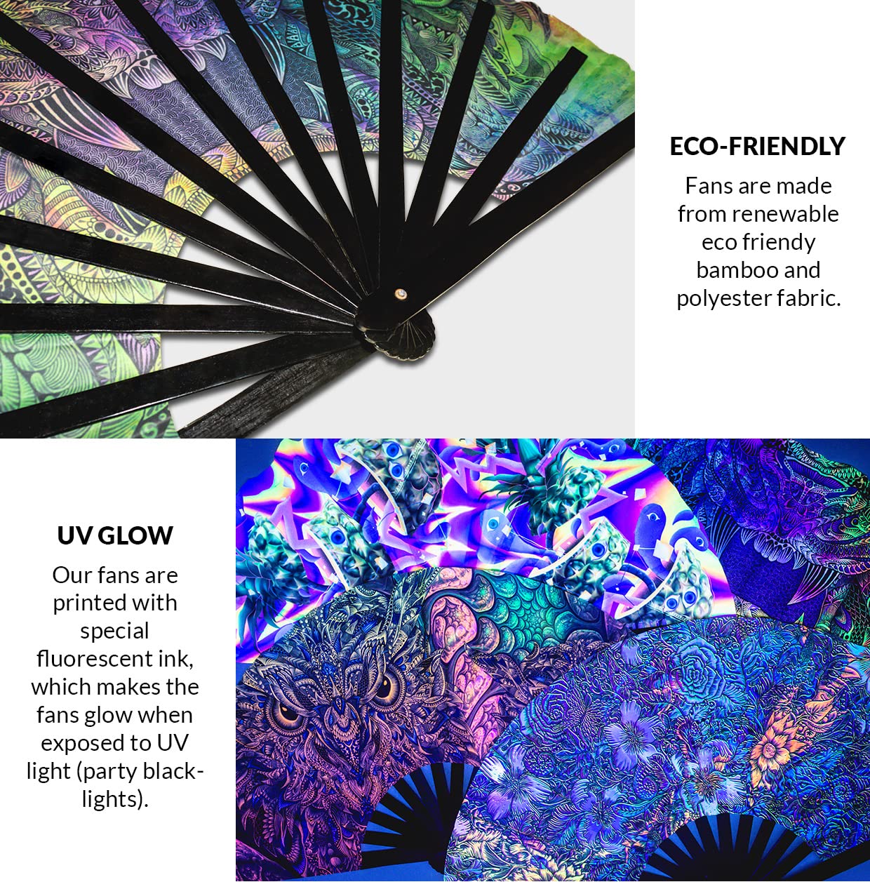 Pride Flag LGBTQA Hand Fan Androgynous Butch Lesbian Demigender Drag Feather Gender Questioning Gilbert Baker Graysexual Pride Fan (Gilbert Baker Flag)