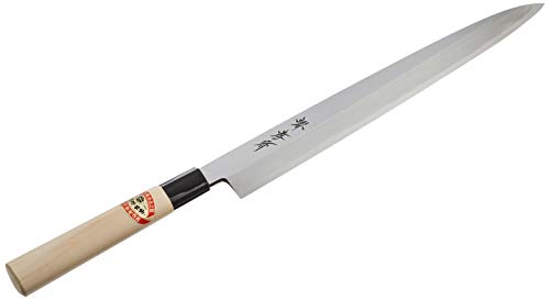 Sakai Takayuki Japanese Knife Kasumitogi Yasuki White Steel 06005 300mm Sashimi knife