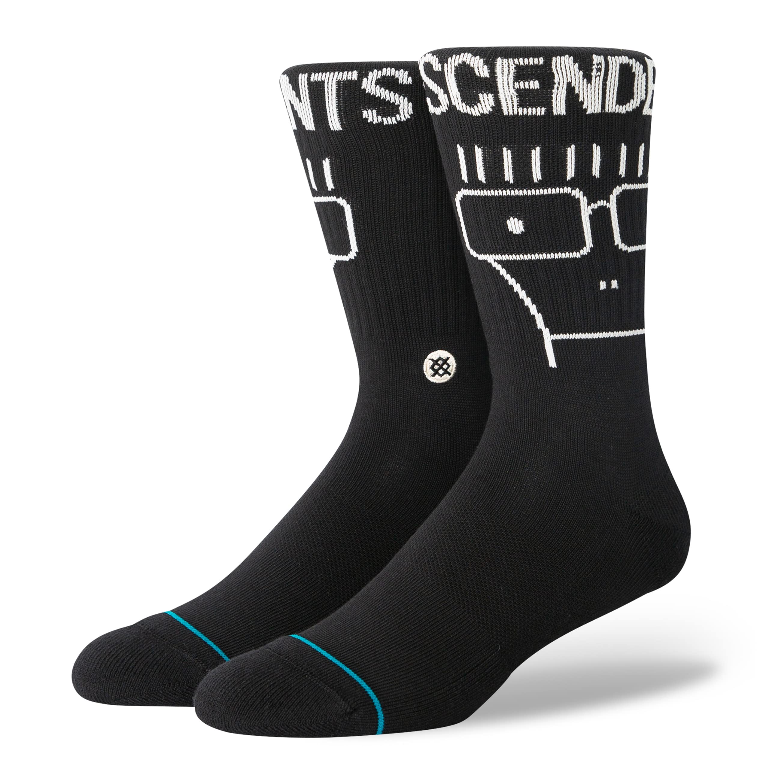 Stance Descendents Crew Washed Black LG (US Men's Shoe 9-13, Women's Shoe 11-14)