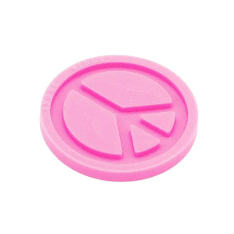 Shiny Peace Sign (NO HOLE) Silicone Mold, Peace Silicone Mold, Peace Fondant Mold,Peace Shape Silicone Mold,Peace Mold,Peace Resin Mold, Peace Mould, Peace Chocolate Mold, Peace Cake Mold,No Hole