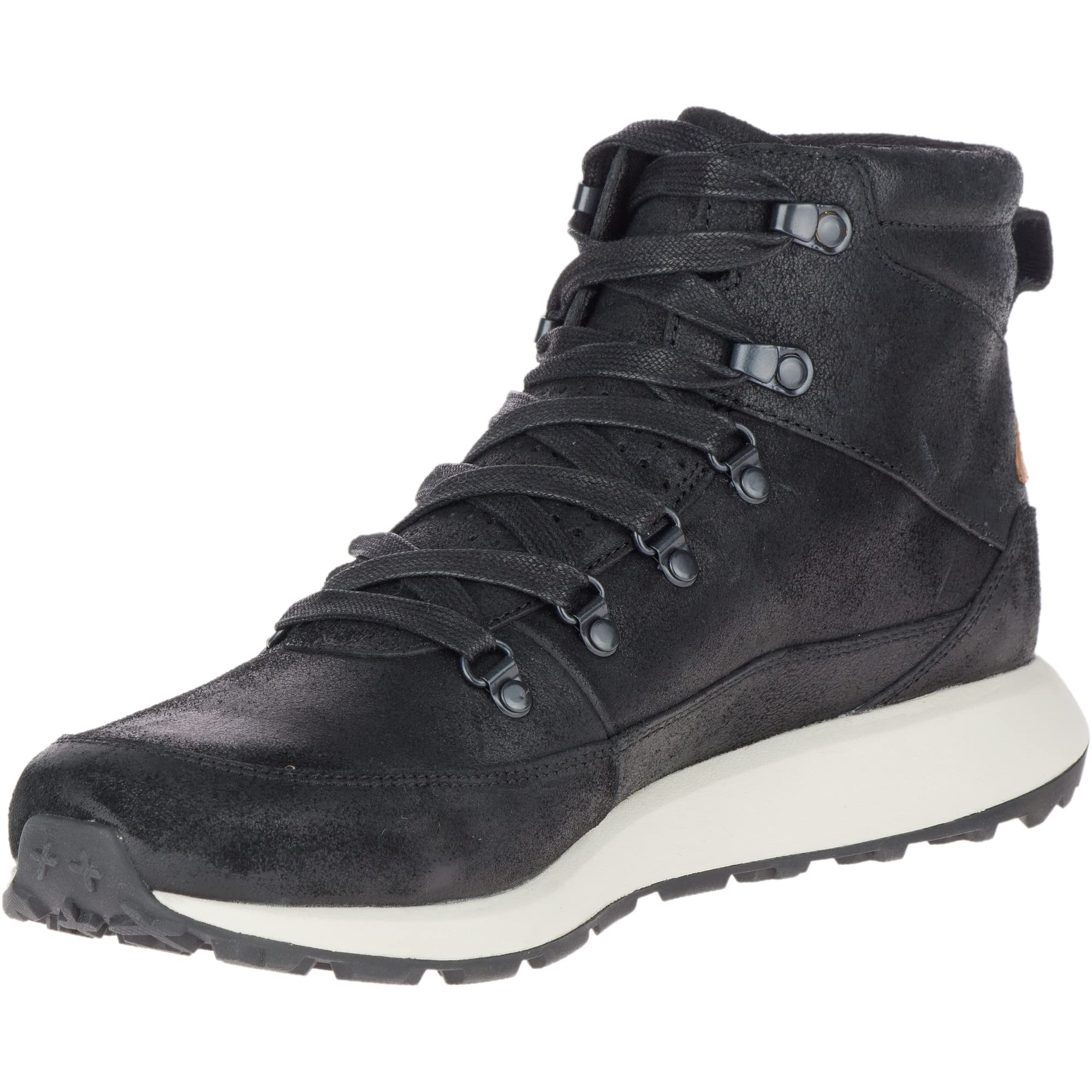 Merrell mens Ashford Classic Chukka Leather Hiking Boot, Black, 10 US