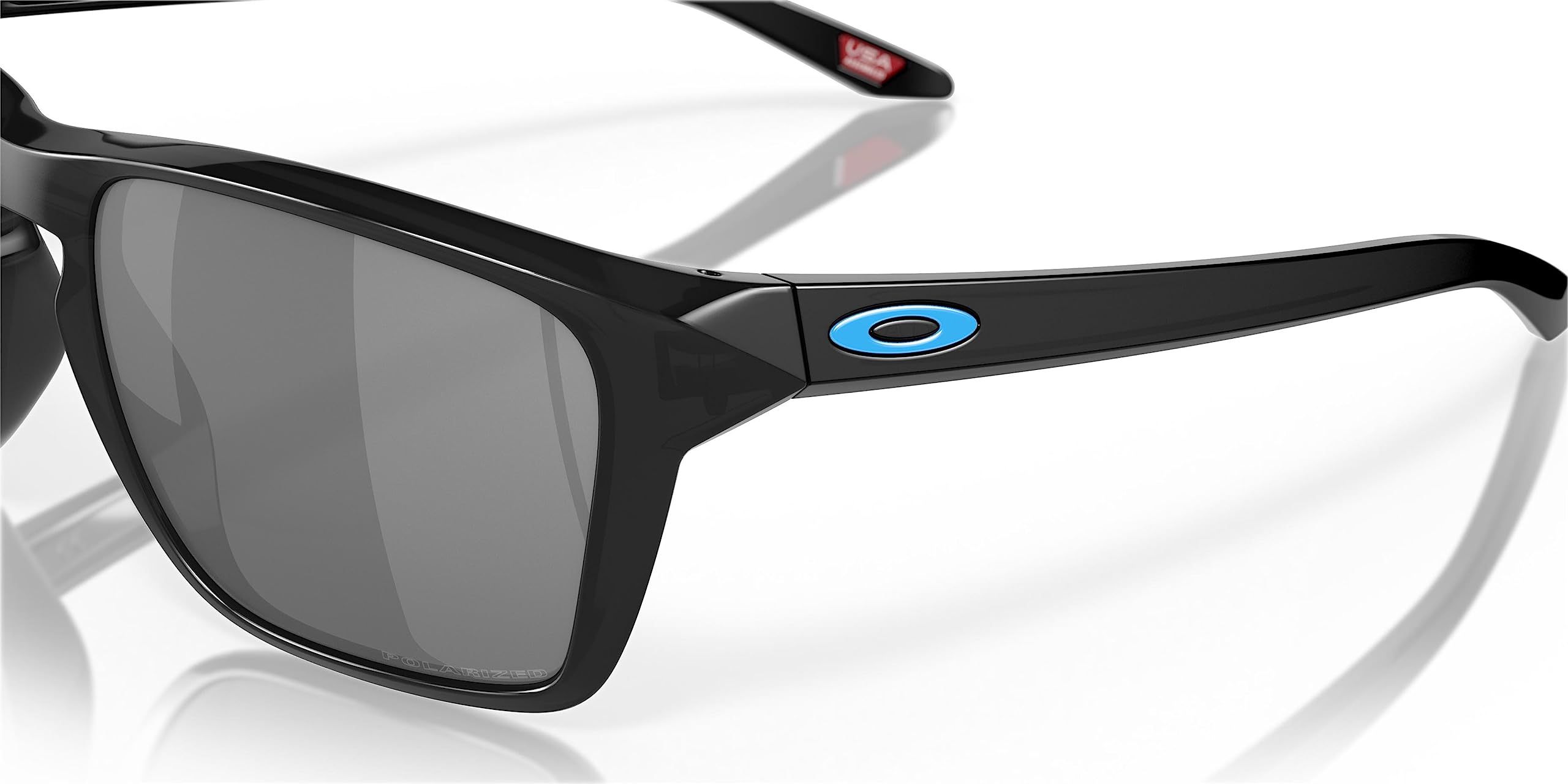 Oakley Men's OO9448 Sylas Rectangular Sunglasses, Hi Res Camo/Prizm Black, 57 mm
