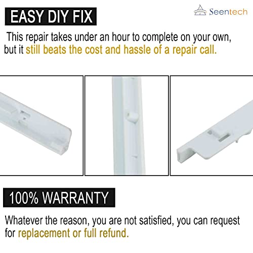 Seentech 240530701 Refrigerator Pan Hangers (Right) - Compatible Frigi-daire Refrigerator - Replaces: 917558,AH430917,EA430917,PS430917,AP2116590,240460501
