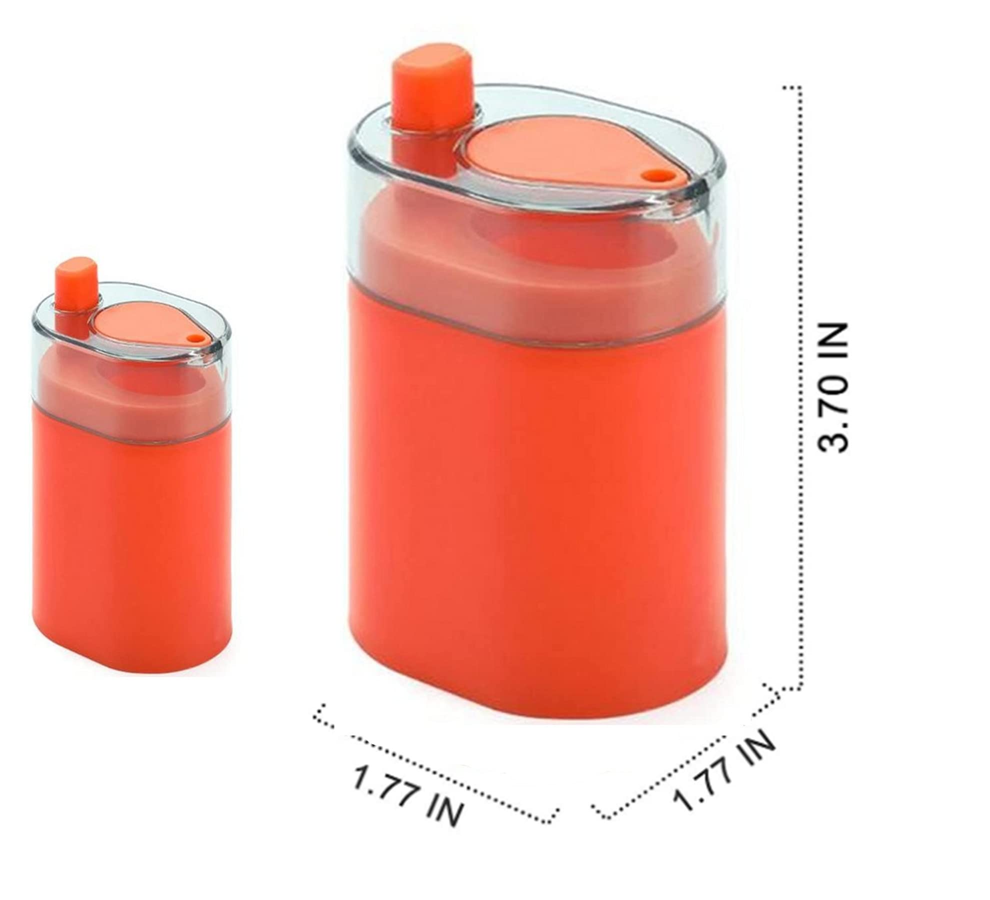 Syart Toothpick Holder Dispenser Pop-Up Automatic Toothpick Dispenser for Kitchen Restaurant Thickening Toothpicks Toothpicks for Appetizers Toothpicks for Appetizers Toothpick Storage Box (orange