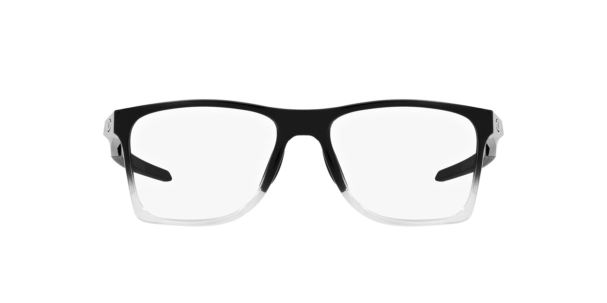 Oakley Men's Ox8173 Activate Square Prescription Eyewear Frames, Polished Black Fade/Demo Lens, 55 mm