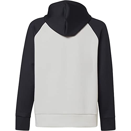 Oakley Men's Sierra DWR Fleece Hoody 2.0, Blackout/Cool Gray, M