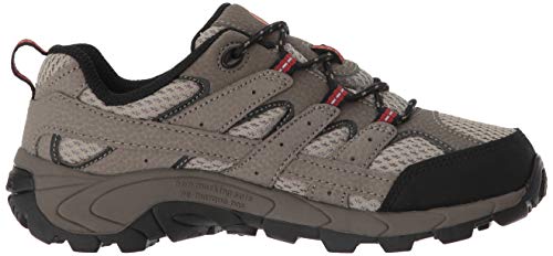 Merrell Moab 2 Low LACE Hiking Sneaker, BARK Brown, 5.5 Wide US Unisex Big_Kid