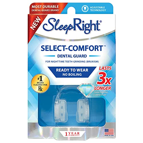 SleepRight Select-Comfort Dental Guard (New Version) - Sleeping Teeth Guard β Mouth Guard to Prevent Teeth Grinding