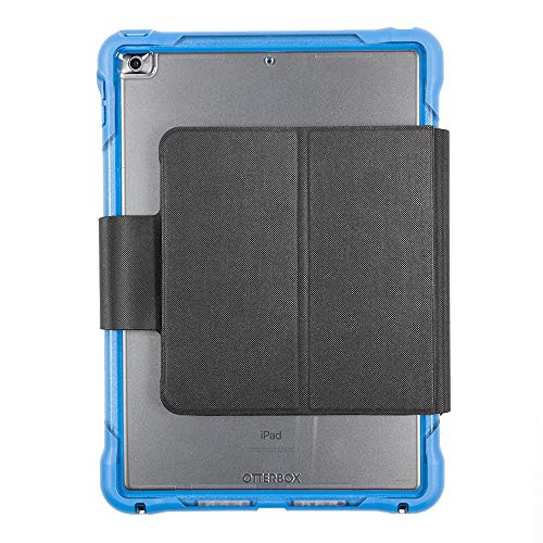 OtterBox UnlimitEd SERIES Case with Keyboard Folio + Screen Protector for iPad 7th, 8th & 9th Gen (10.2" Display - 2019, 2020 & 2021 version) - Non-retail/Ships in Polybag - Clear/Blue