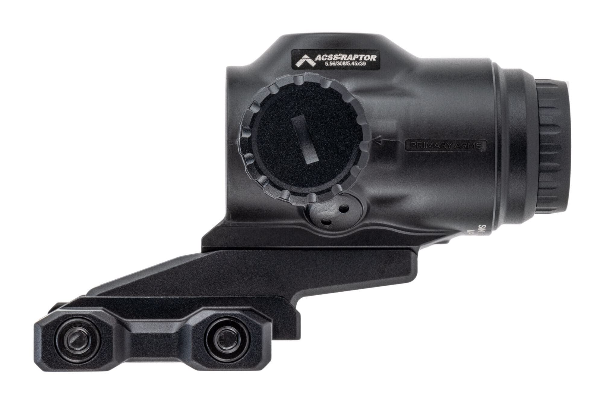 Primary Arms SLX 3X MicroPrism with Red Illuminated ACSS Raptor 5.56/.308 Reticle - Meter