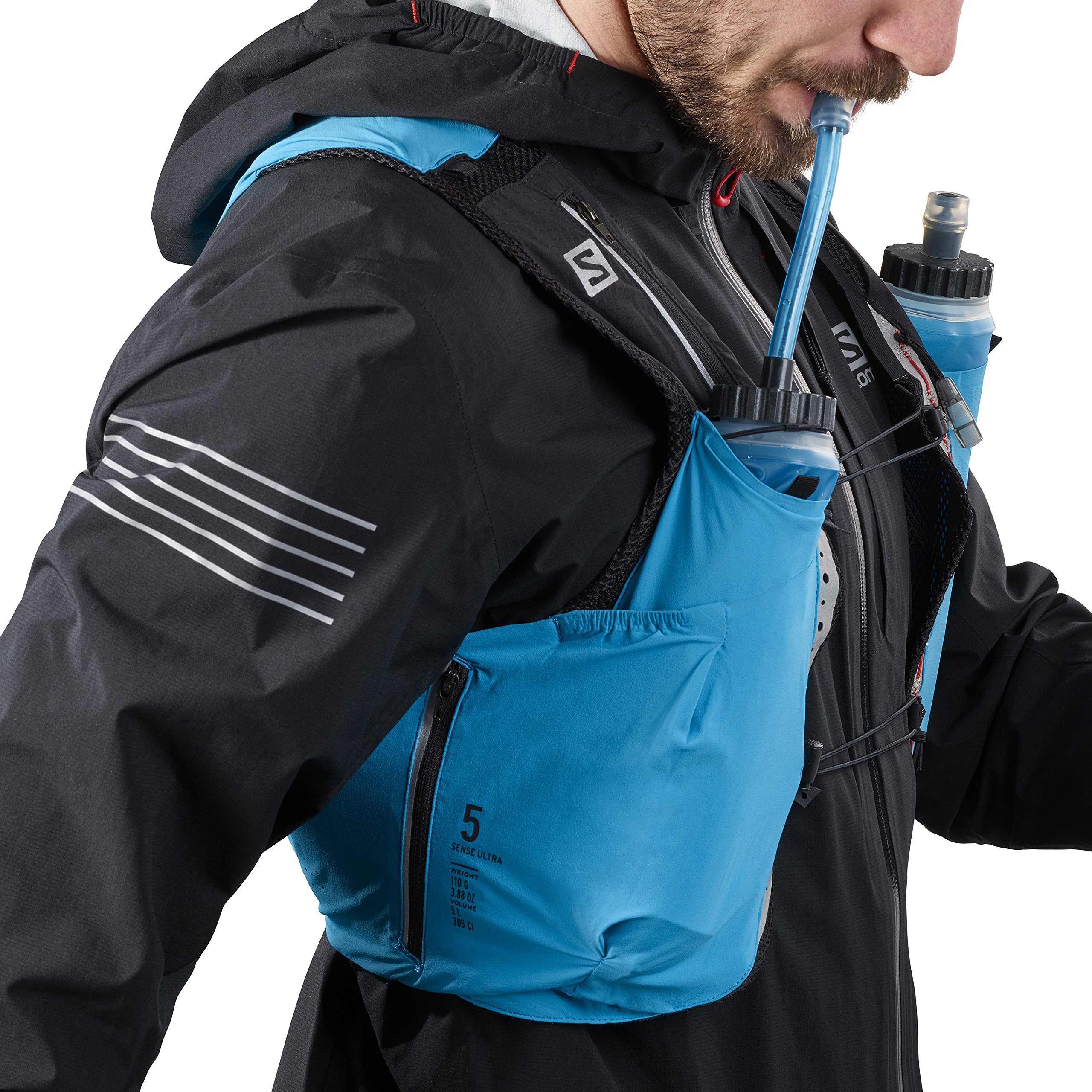 Salomon Unisex Soft Flask Speed Straw, Blue, NS