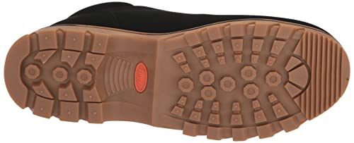 Lugz Men's Fringe Wide Boots, Black/Gum, 11 W