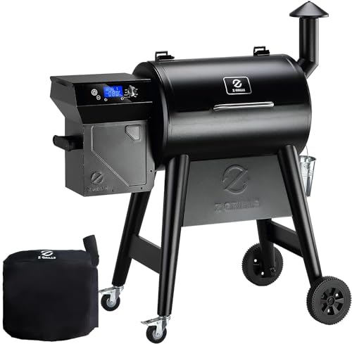 Z GRILLS 450B 2022 NEW Model Wood Pellet Grill & Smoker with a PID Controller, 459 sq in Cooking Area