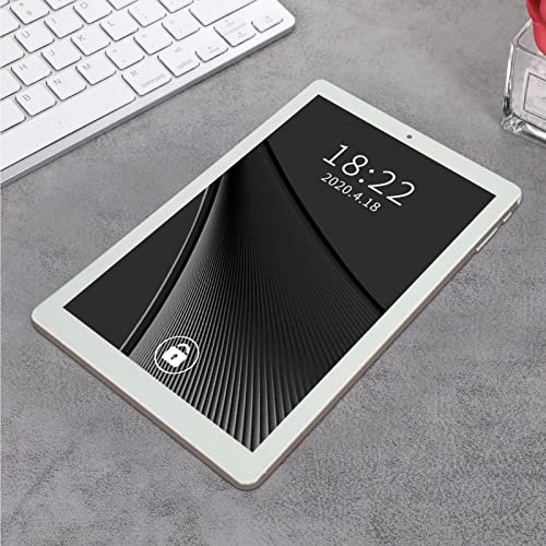 MAVIS LAVEN HD Tablet, Multifunction Dual SIM Card Dual Standby Grey WiFi Octa Core 3GB RAM 64GB ROM 13MP Rear Camera 10 Inch HD Tablet for Daily Use (US Plug)