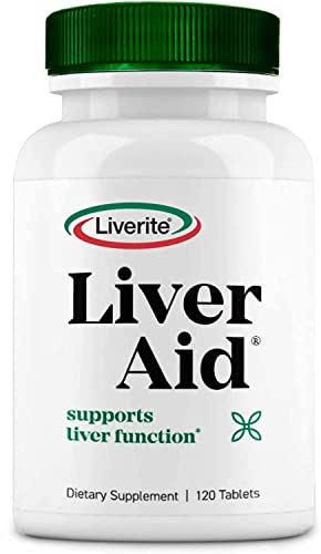Liverite Liver Aid 120 Tablets, Liver Support, Liver Cleanse, Liver Care, Liver Function, Energy.