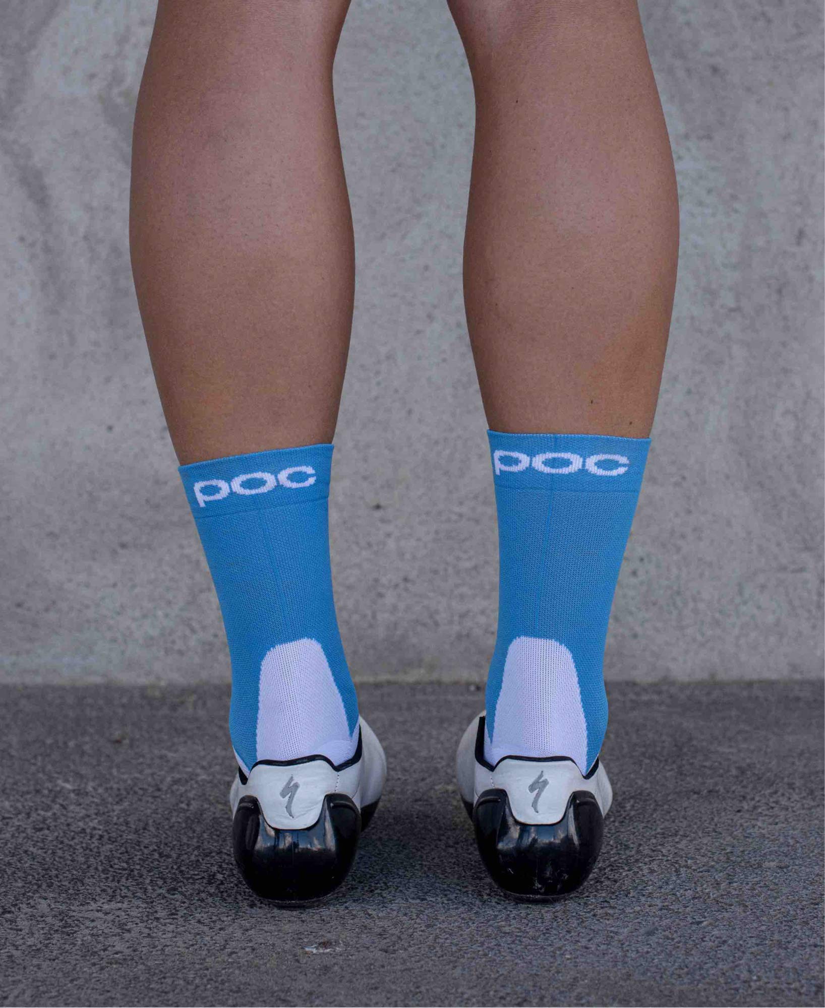 POC, Essential Road Sock, Basalight Blue/Hydrogen White, LRG