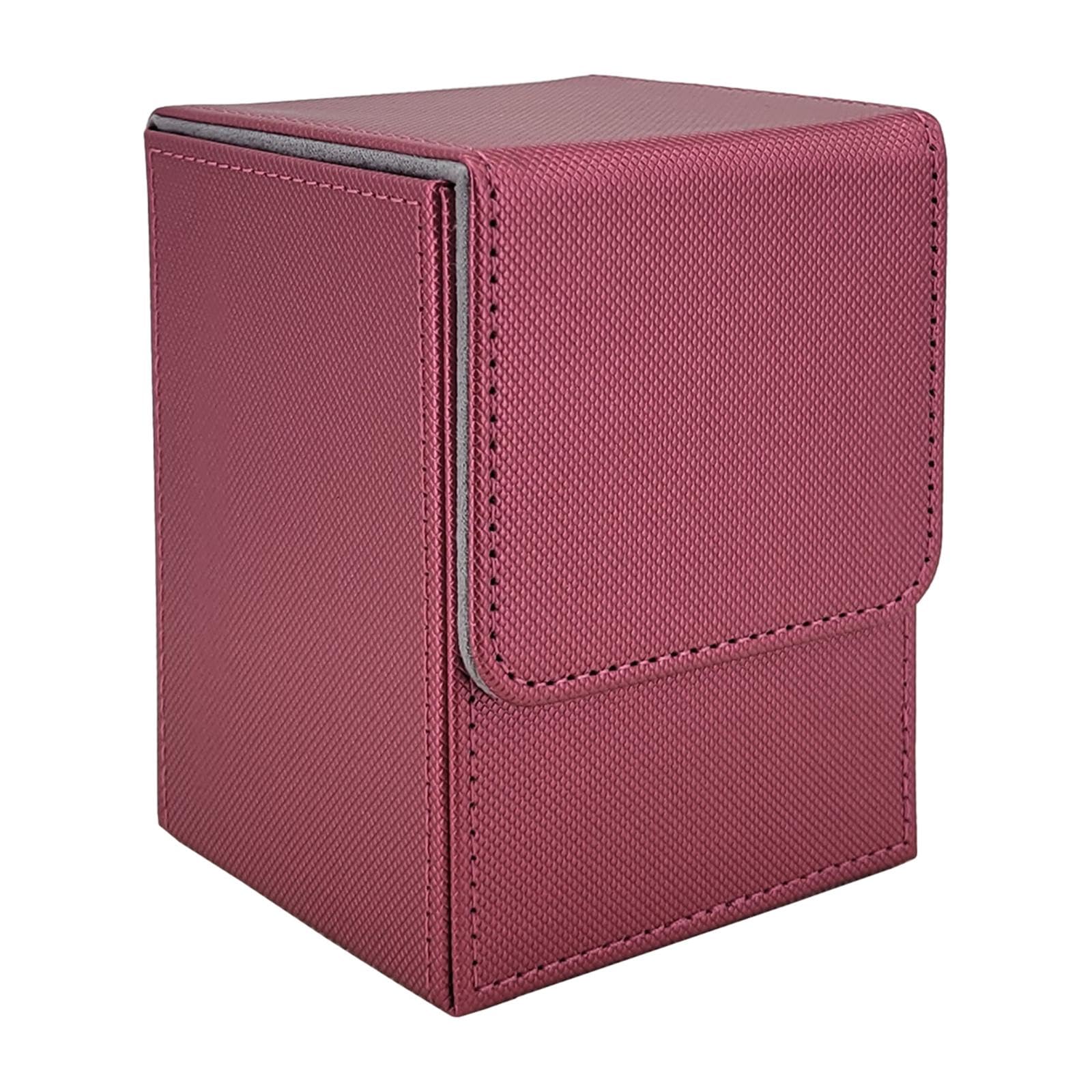 MERIGLARE Card Deck Box Deck Case, Game Card Protectors, Collectible Cards Container, Gaming Card Holder, Sleeved Card Storage Box